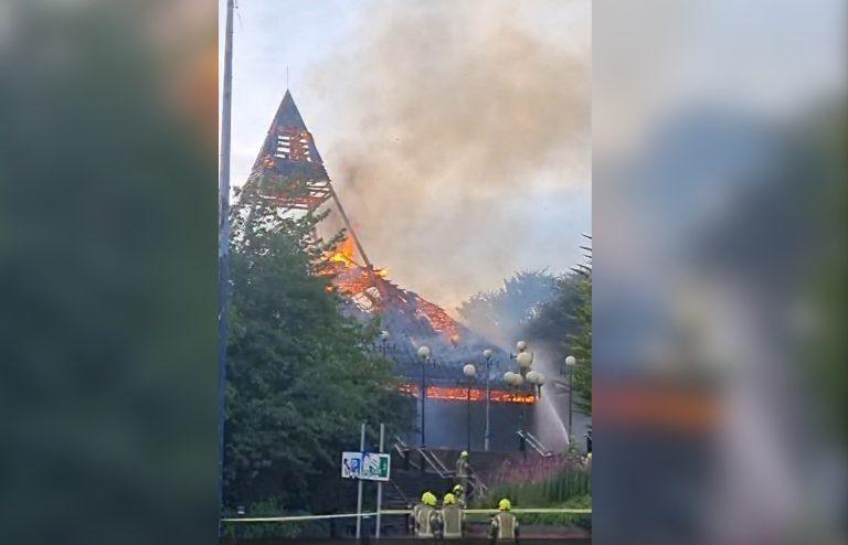 Fire crews on scene of Cumbernauld church fire as 'landmark' building ...