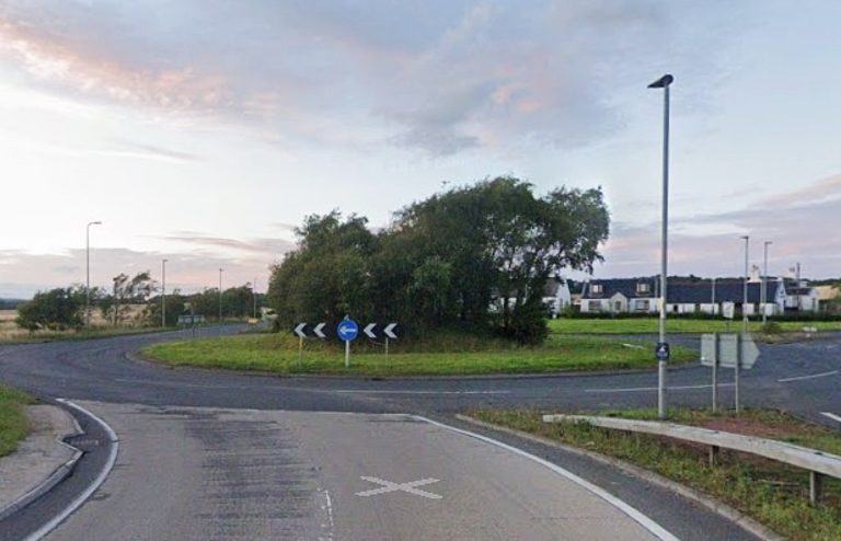 Man, 41, dies after crash near involving van roundabout on A77 in South ...