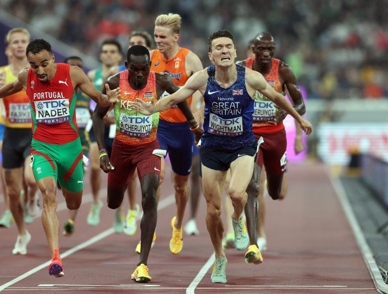 Jake Wightman takes 1500m silver as Josh Kerr suffers injury in World ...