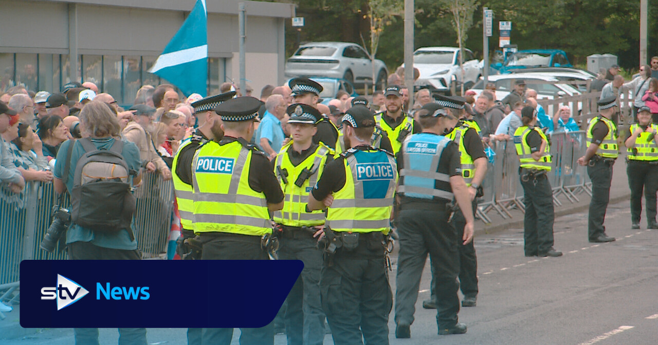 Brick thrown through Falkirk asylum seeker hotel window after month of ...