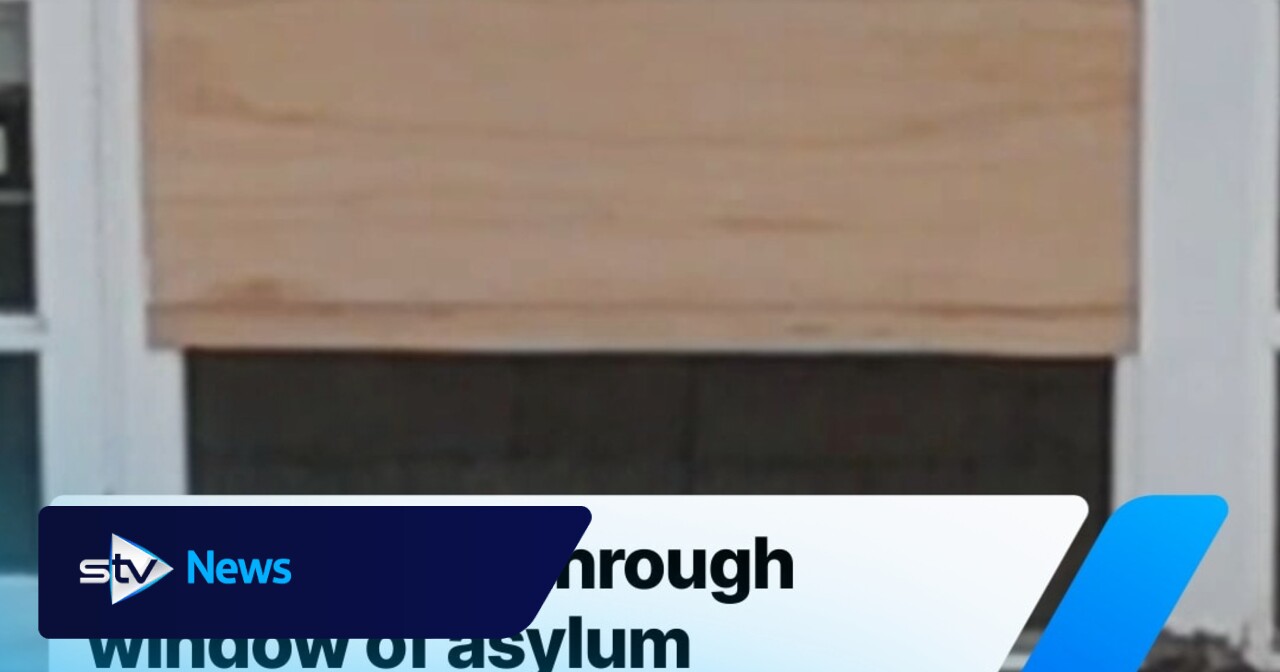 Brick thrown through window of asylum seeker hotel | STV News