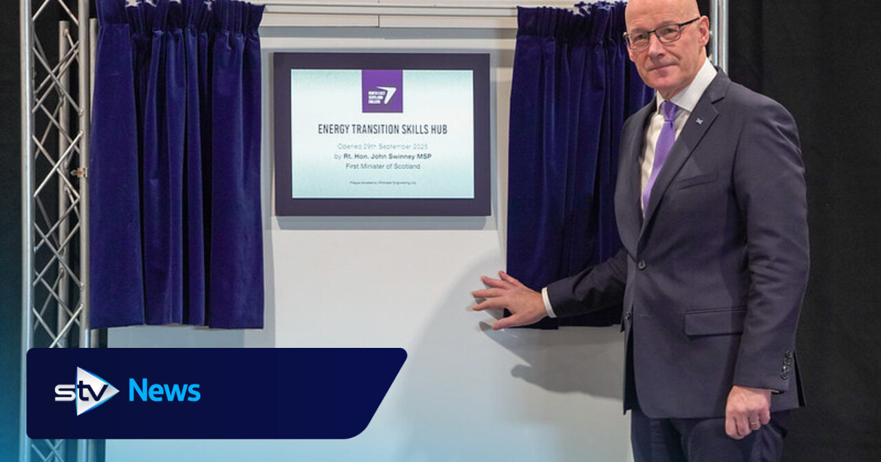 John Swinney opens Scotland's largest energy skills hub in Aberdeen ...