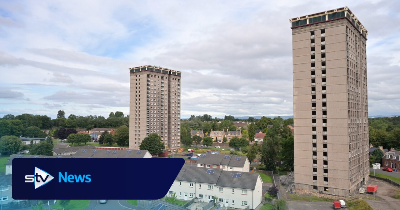 Date set for controlled explosion of three empty tower blocks in Motherwell | STV News