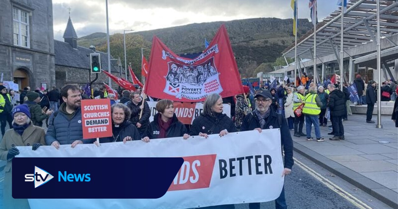 Thousands take to the streets in Edinburgh calling for urgent action on ...