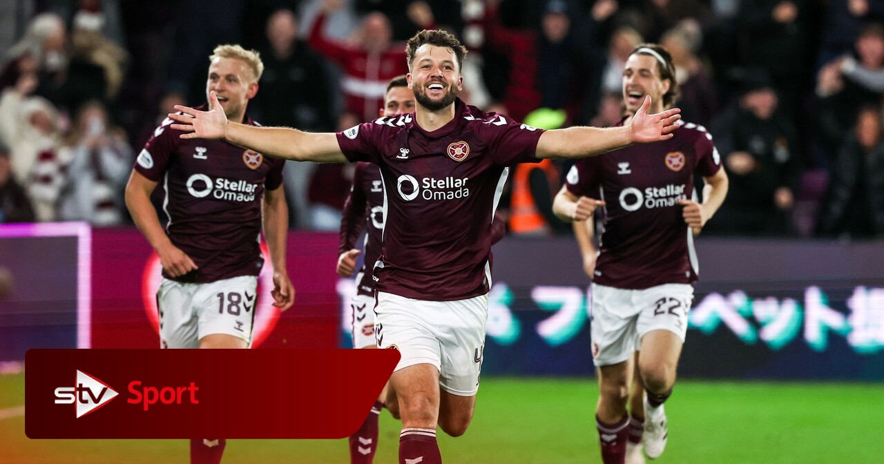 Hearts v Hibs: Late Craig Halkett goal gives Premiership leaders 1-0 ...