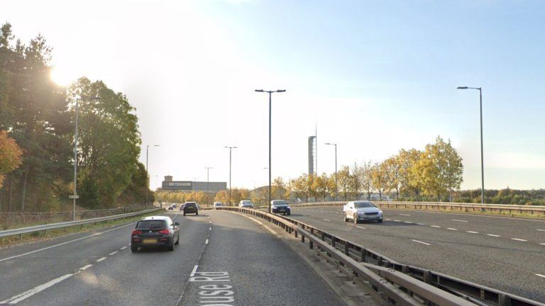 Lane closed on Clydeside Expressway after rush hour crash as drivers ...