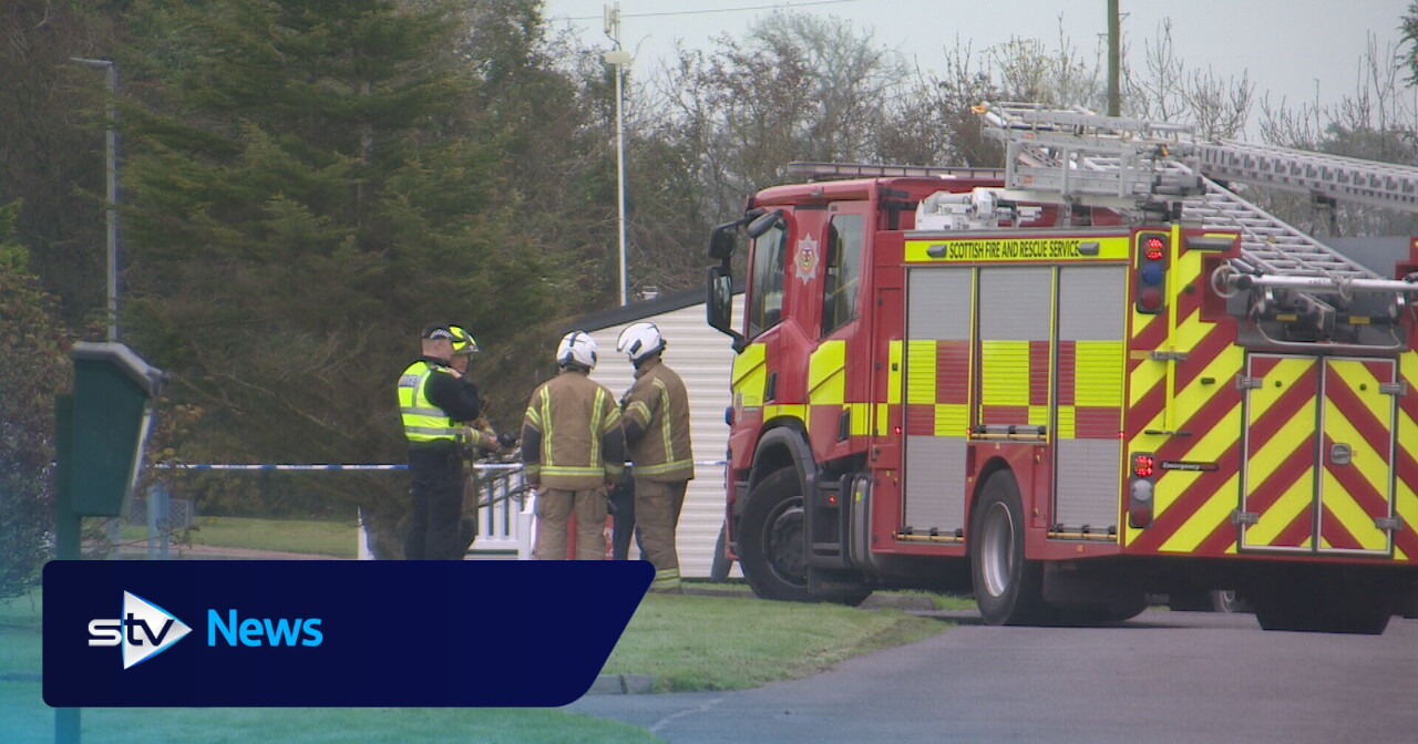 Body found after caravan fire at Kilwinning holiday park | STV News