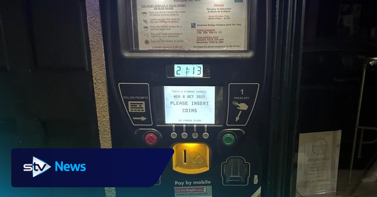 Drivers warned in Perth and Kinross after 170 fake QR codes found on parking machines | STV News