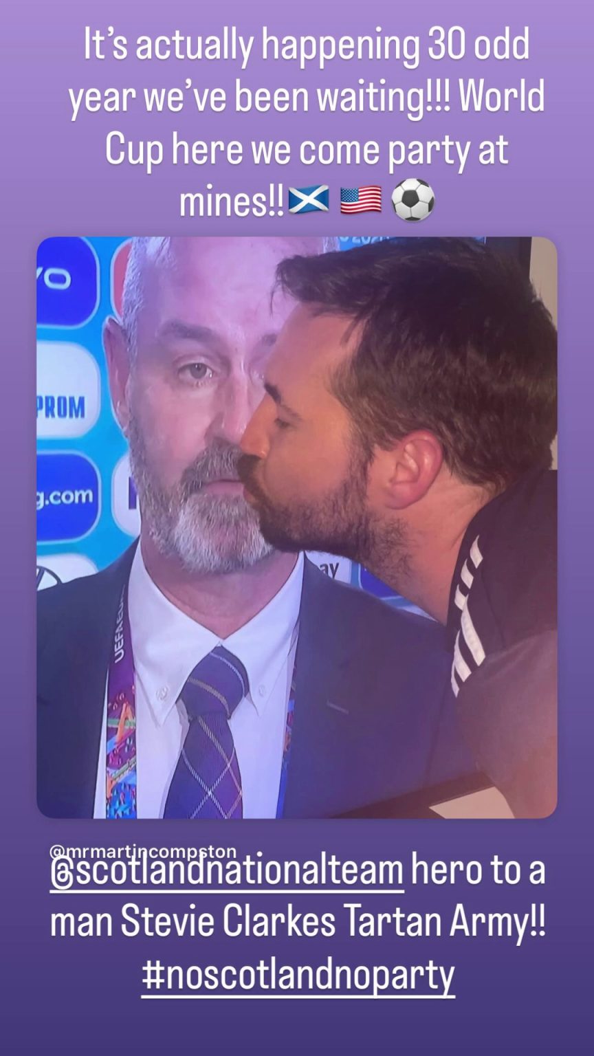 James McAvoy and Martin Compston lead celeb reactions to Scotland ...