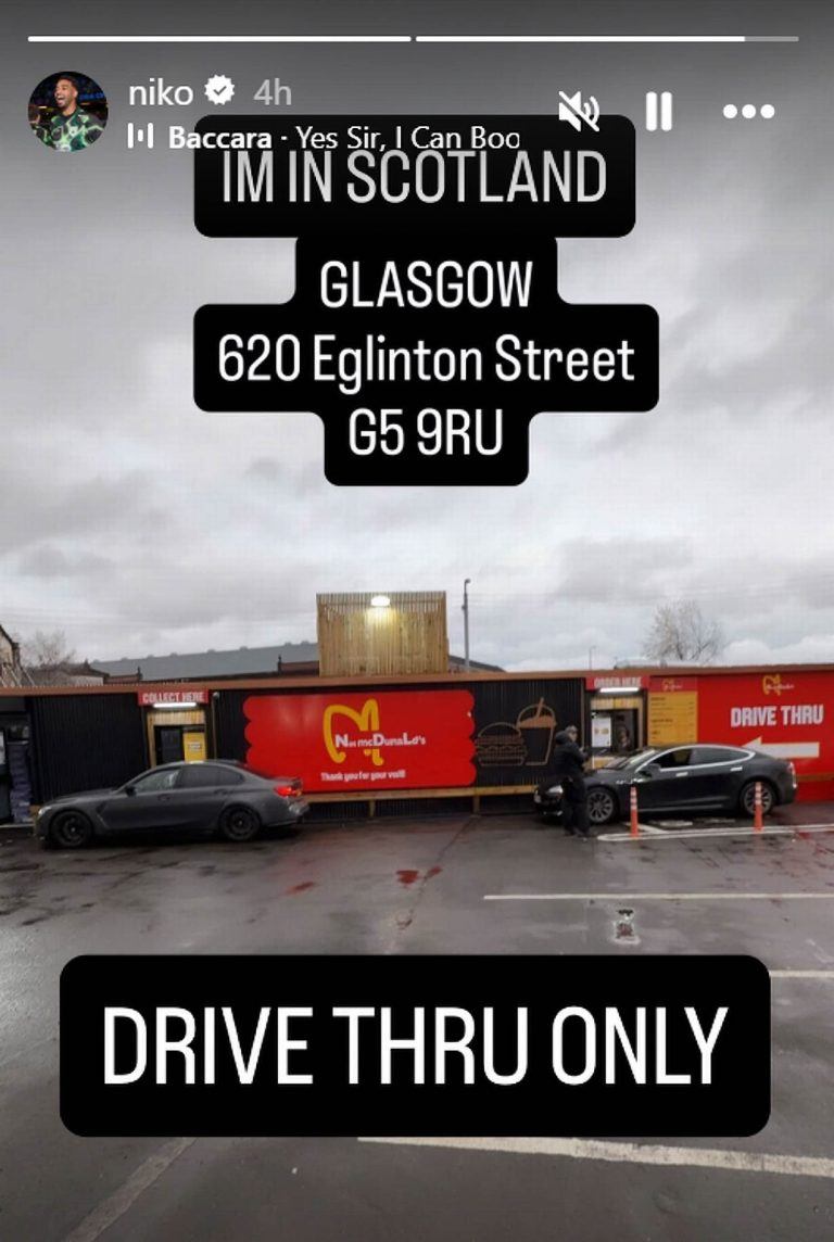 Celebrity Traitor's Niko Omilana opens up drive-thru opposite Glasgow ...