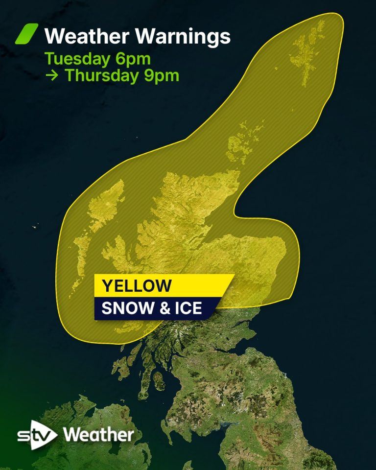 Snow and ice warnings in place as wintry weather grips Scotland | STV News