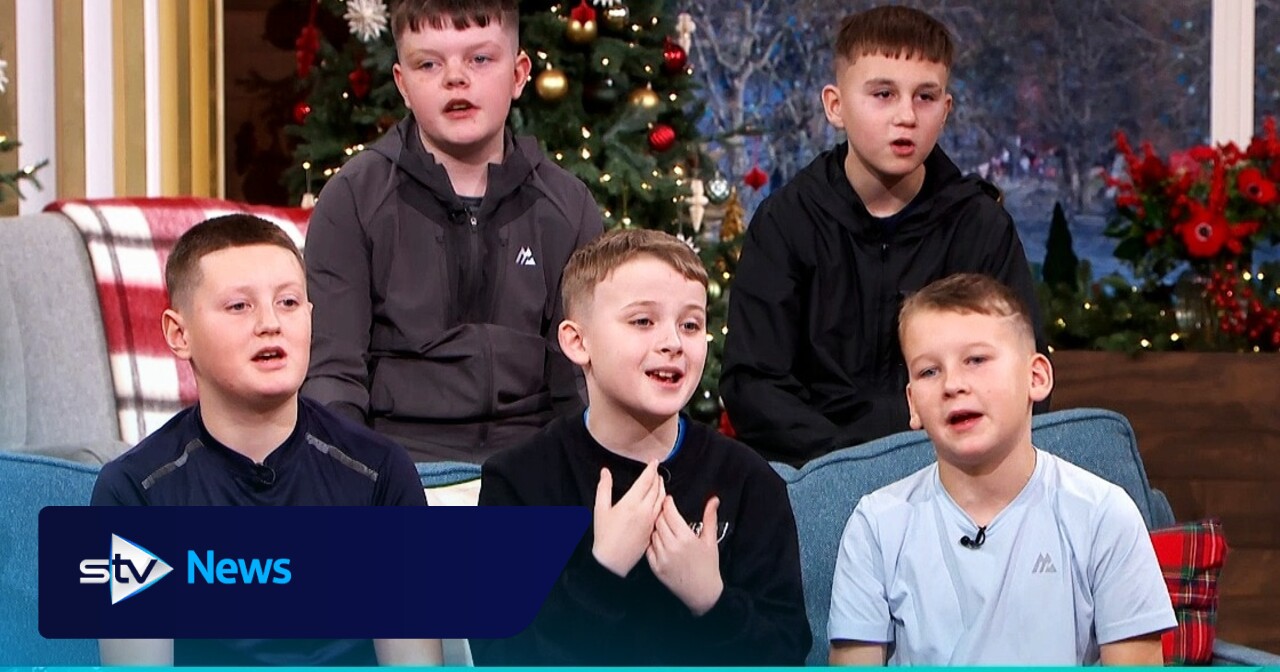 Denny 'superstars' sing Last Christmas on This Morning | STV News