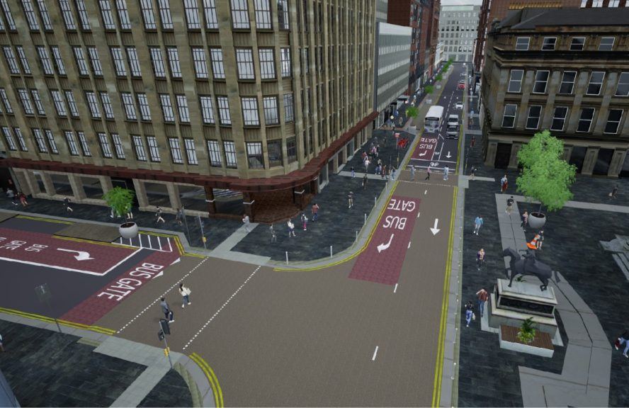 Glasgow to trial 'People First Zone' for safer pedestrian access | STV News