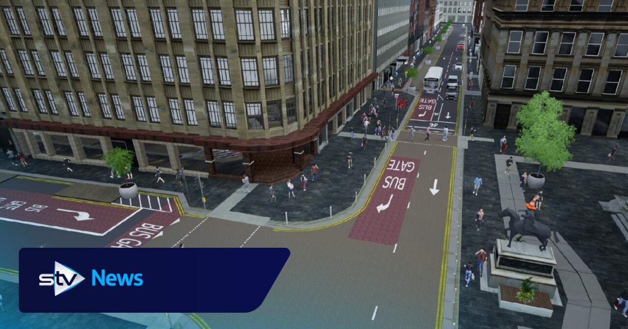 Glasgow to trial 'People First Zone' for safer pedestrian access | STV News