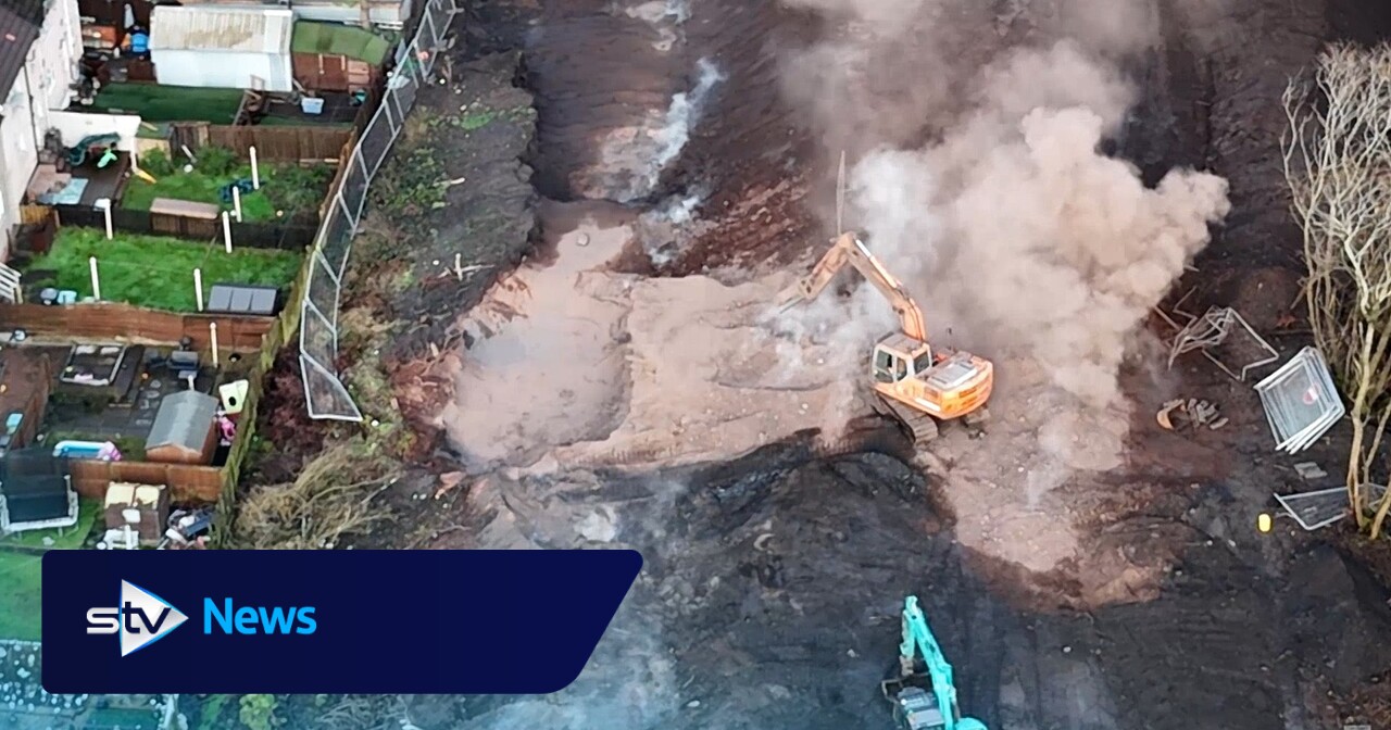 Underground fire in Coatbridge still burning six months on amid health ...
