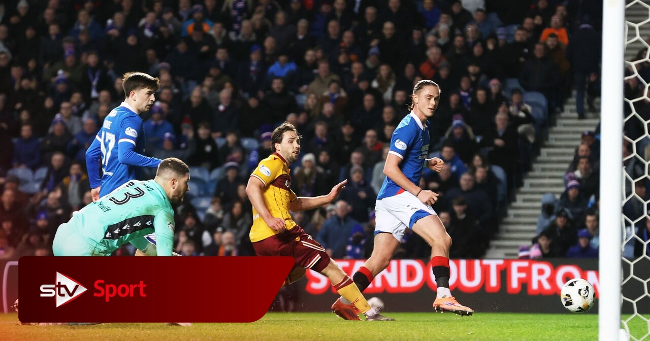 Thelo Aasgaard scores as Rangers edge past Motherwell at Ibrox | STV News