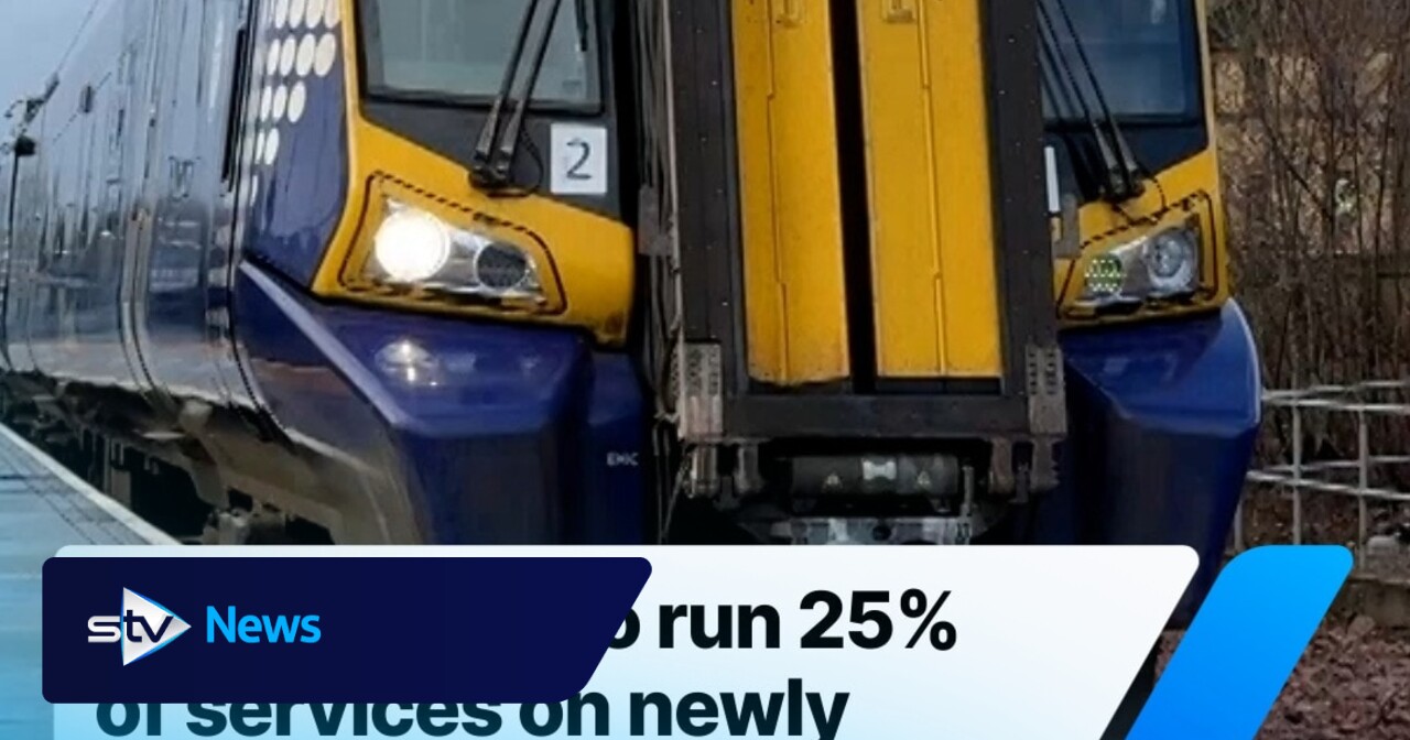 Diesel trains to run 25% of services on newly electrified ScotRail line ...