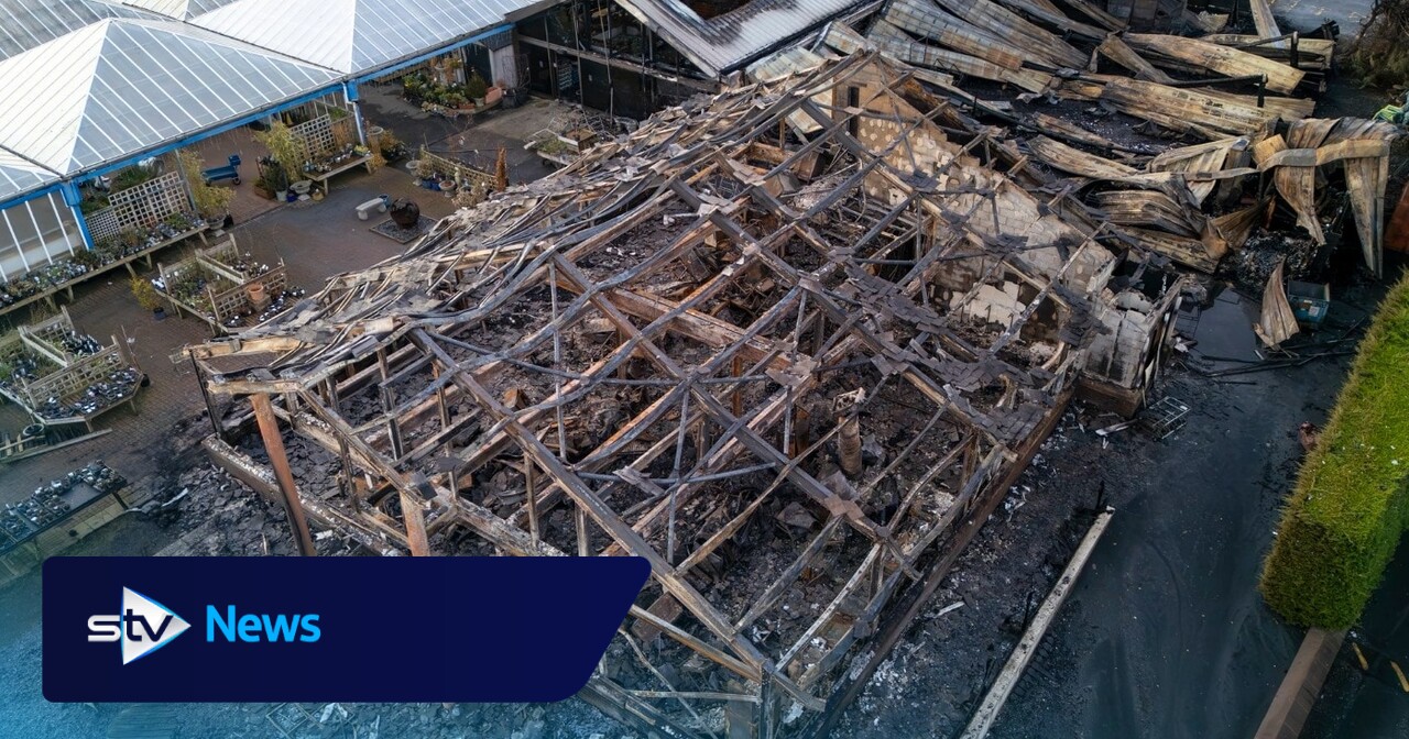 Drone images show aftermath of devastating fire that burned down ...