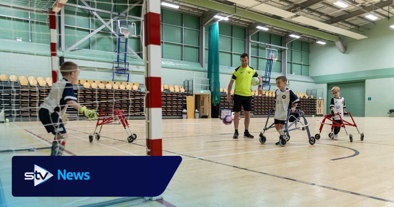 Frame football club opens up sport to disabled children | STV News