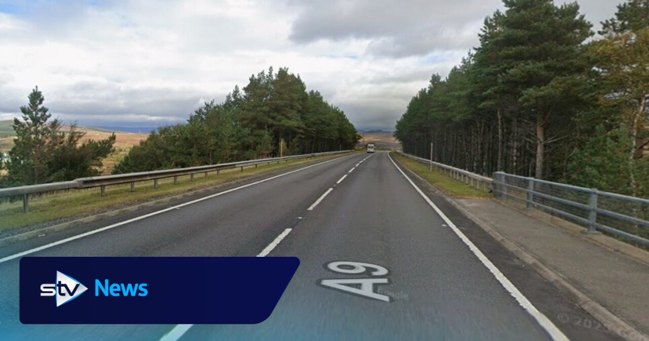Man, 20, dies after crash between van and lorry on A9 in the Highlands ...