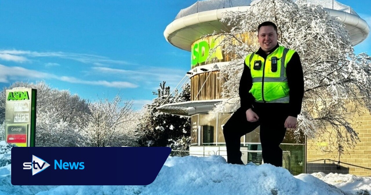 Hero Scots Asda worker saves driver trapped inside car after crashing ...