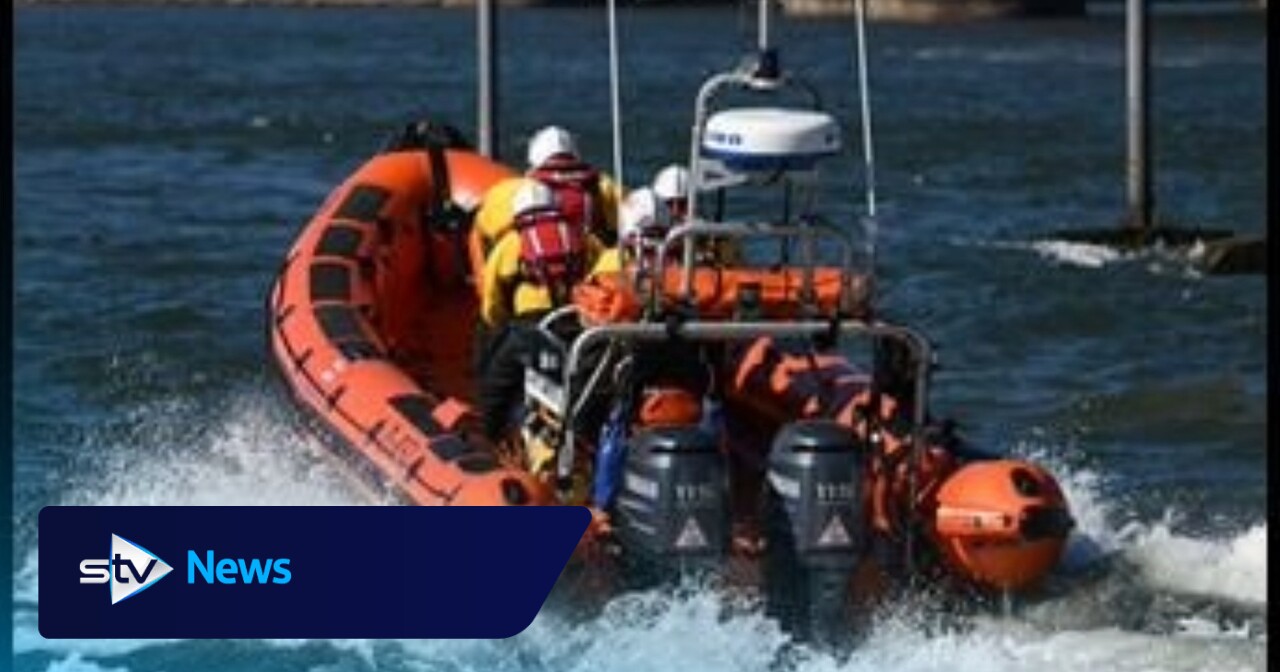 Three people rescued from Cramond Island after being cut off by tide ...