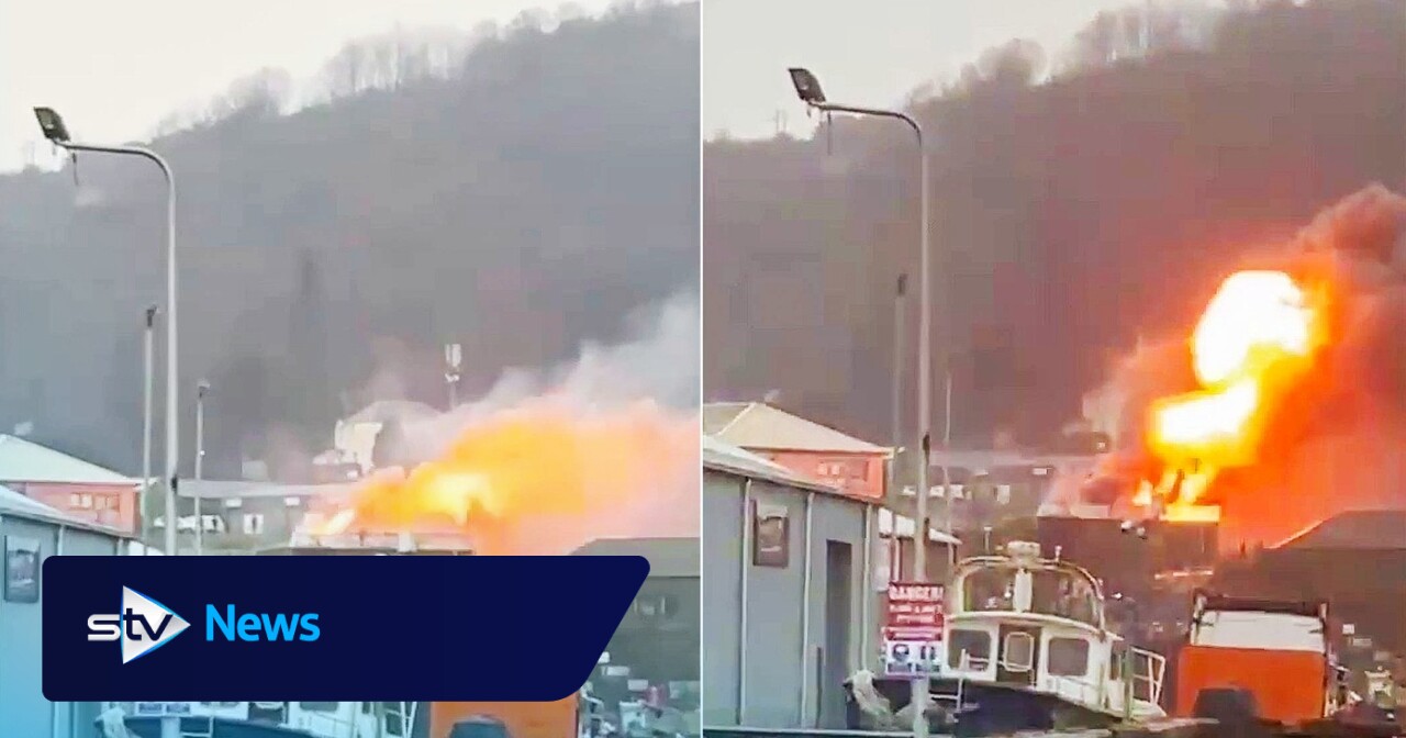 Explosion at Perth business park as warehouses evacuated following fire ...
