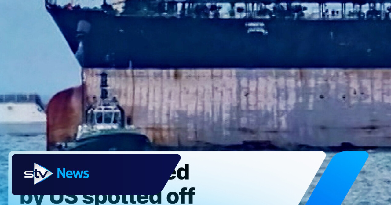 Oil tanker seized by US spotted off Scottish coast | STV News