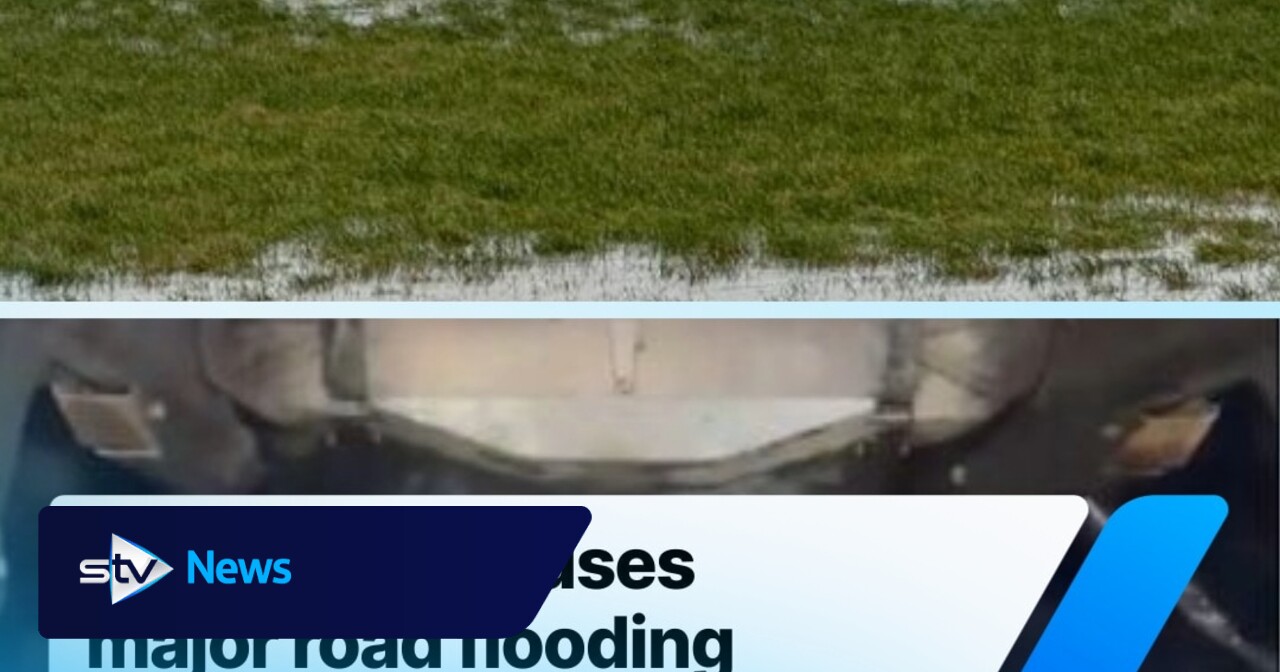 Heavy rain causes major road flooding in parts of Scotland | STV News