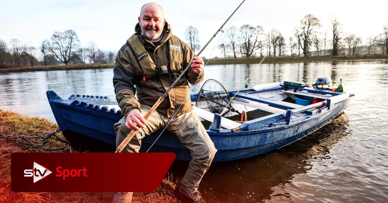 Scotland manager Steve Clarke launches new River Tay salmon fishing ...
