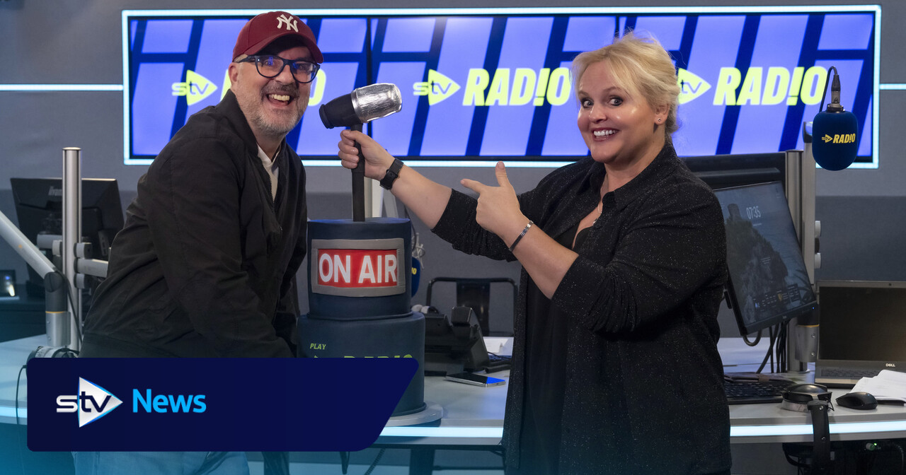 Ewen Cameron and Cat Harvey officially launch STV Radio | STV News