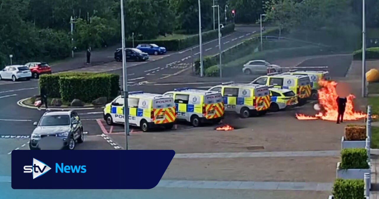 Ex-soldier who threw petrol bombs at police station jailed | STV News