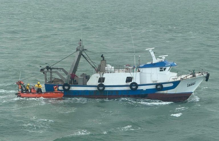 New CalMac ferry in dramatic sea off Morocco rescue during maiden ...