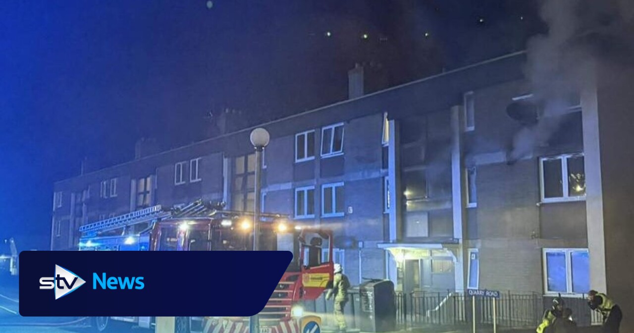 Three people injured after fire breaks out at Aberdeen flat during ...