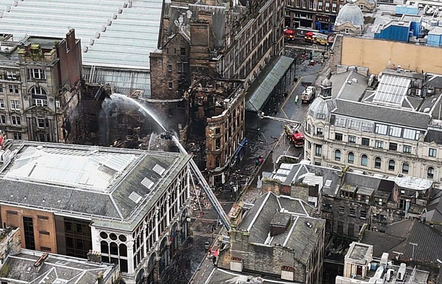 'No timescale' to fully demolish Union Street building devastated by ...