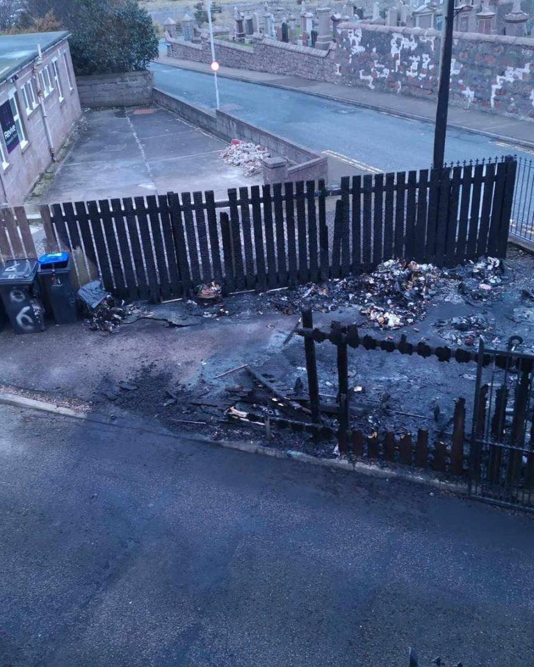 'Deliberate' fire engulfs wheelie bins in Peterhead | STV News