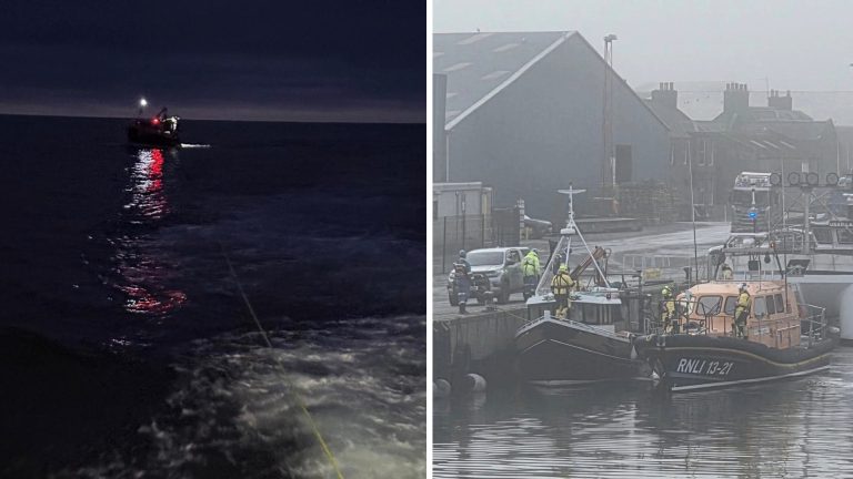 Boat rescued in thick fog near Scotland's largest offshore wind farm ...
