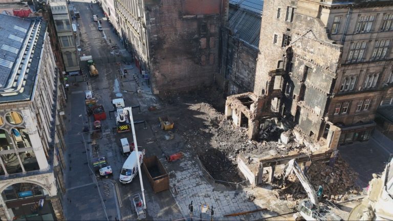 Cordon on Union Street to remain in place for months after devastating ...