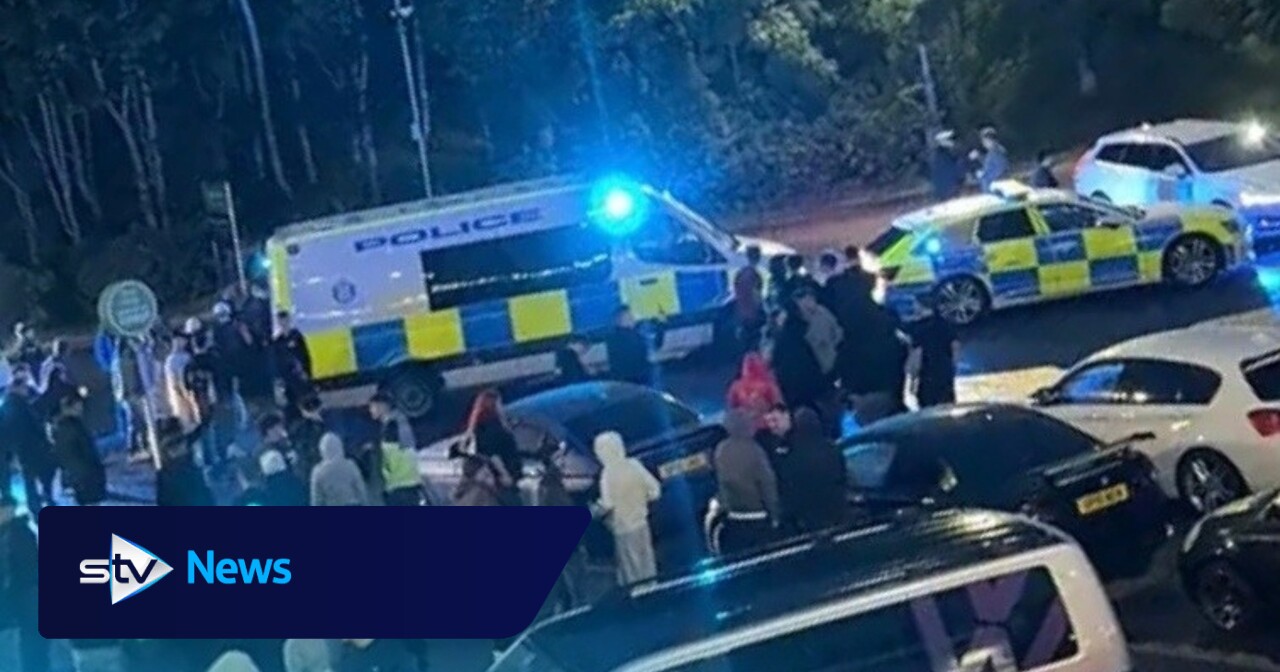 Two arrests as police descend on 'car meet-up' involving 700 vehicles ...